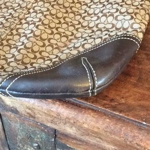 Coach | Bags | Coach Crossbody Two Tone Bag With Leather Accents | Poshmark